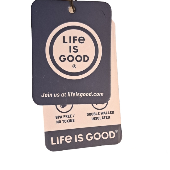 Life Is Good | Other | Life Is Good 5oz Sticker Collage Stainless Steel ...